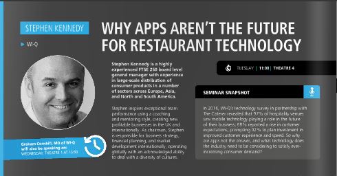 wi-Q at Restaurant Tech Live | wi-Q